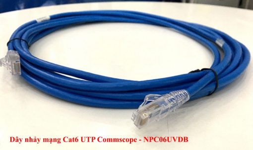 Dây nhảy mạng Cat6 UTP Commscope 10m PN: NPC06UVDB-BL033F